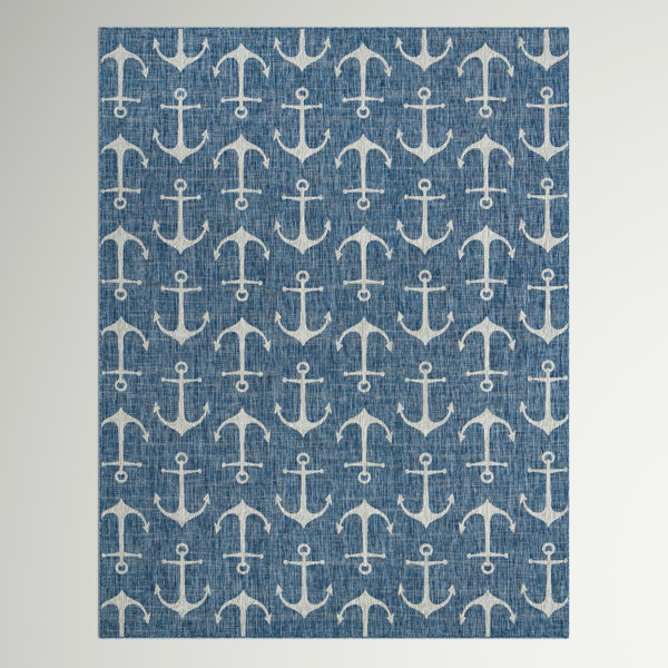 Sand & Stable Baby & Kids Tapis intérieur / extérieur bleu Glidden et Commentaires - Wayfair Canada